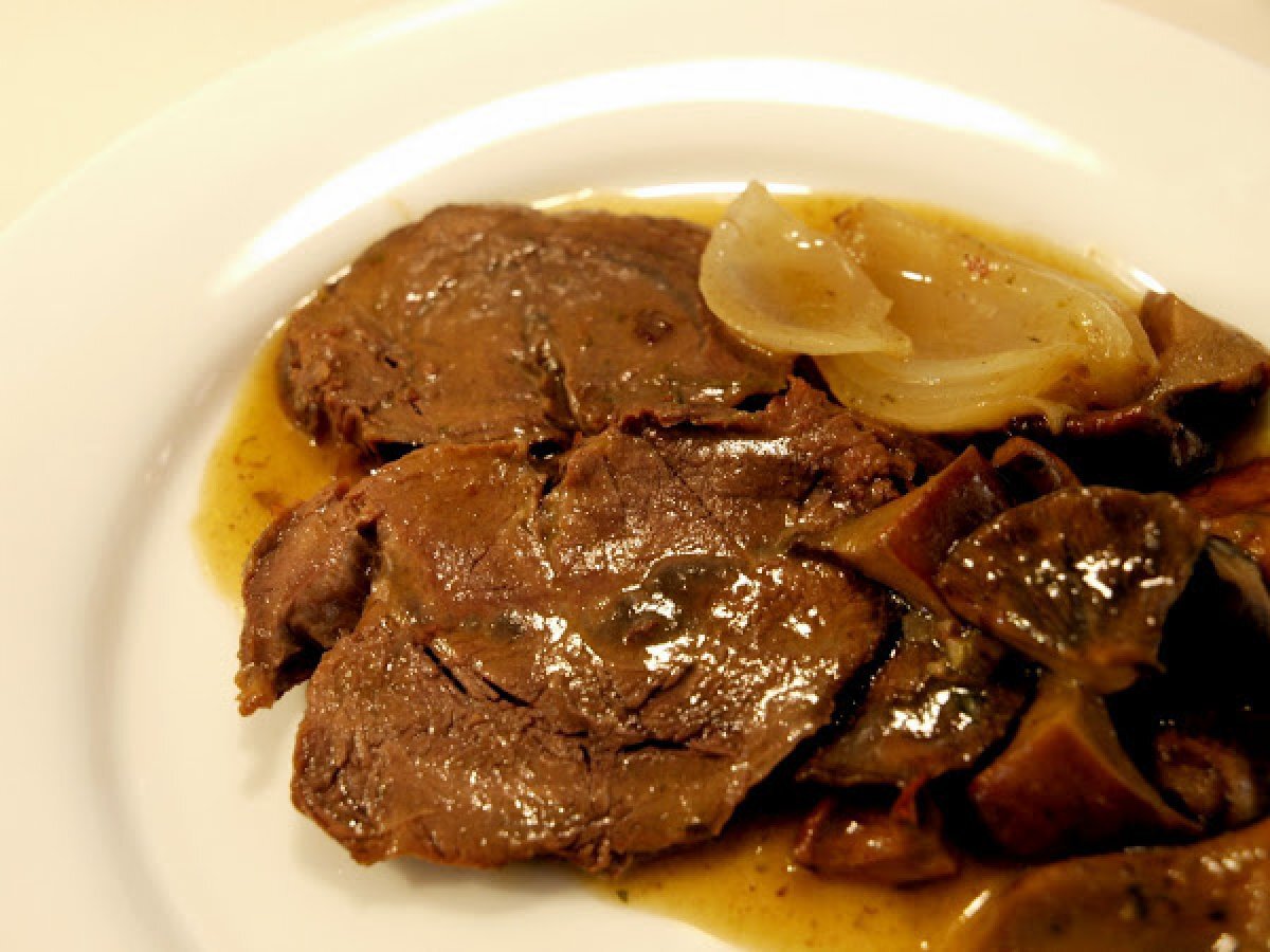 Rustido de caballo con setas - Receta Petitchef