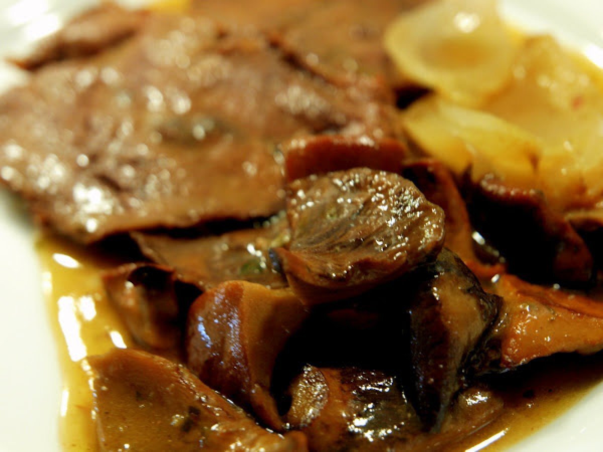 Rustido de caballo con setas - Receta Petitchef