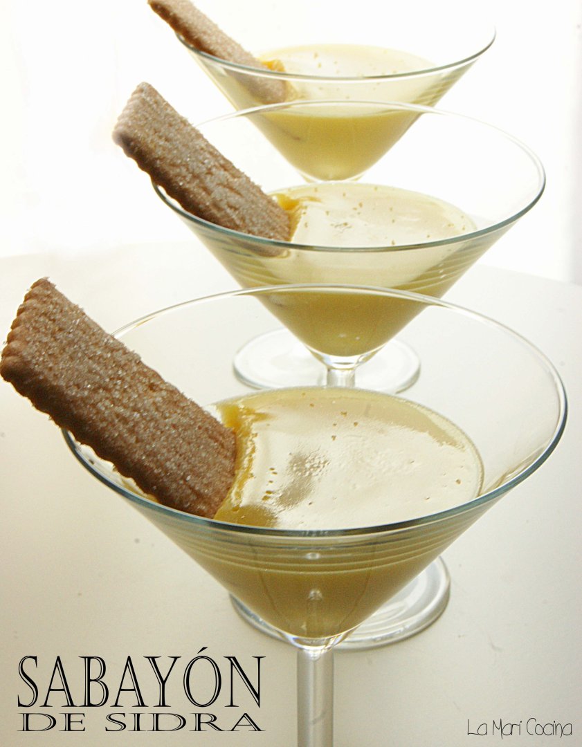 Sabayon de sidra - Receta Petitchef