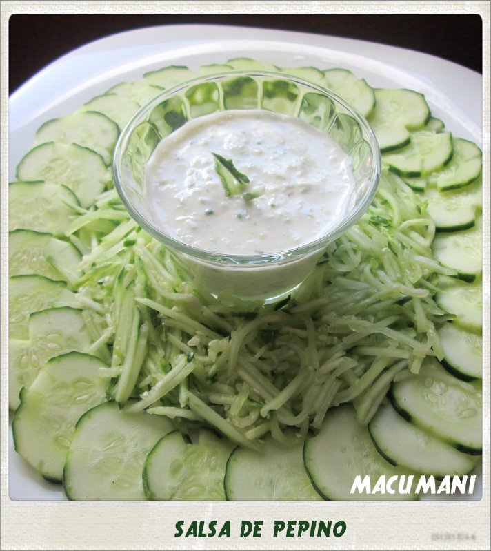 Receta de salsa de pepino fácil y saludable