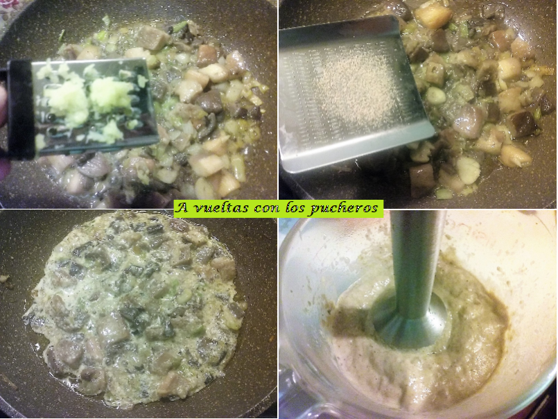 Salsa de setas light - Receta Petitchef