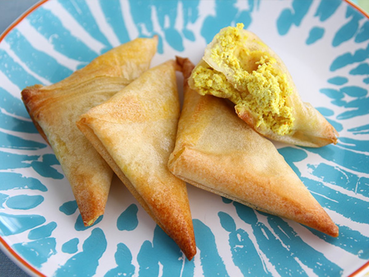 Receta de samosas al curry