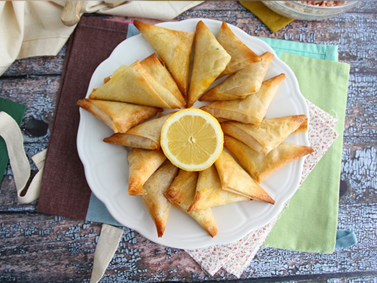 Receta de samosas al curry