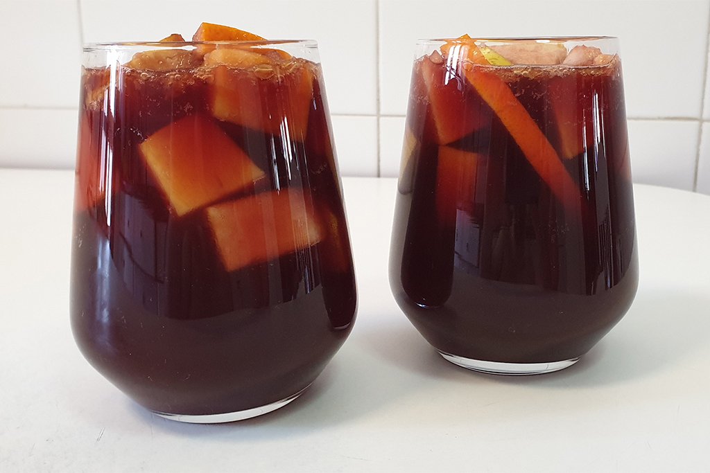 Receta de sangría casera