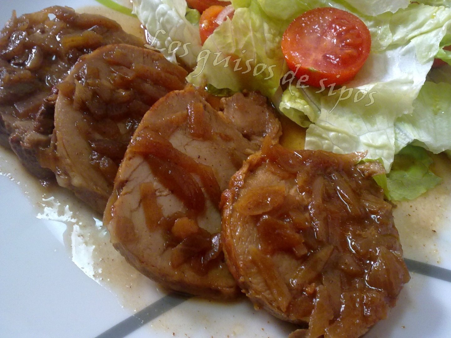 Receta de solomillo con sopa de cebolla y coca-cola