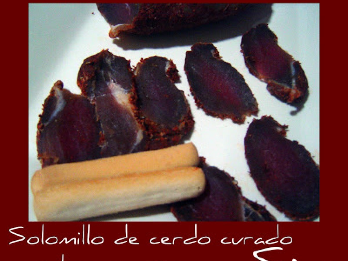 Receta de solomillo de cerdo curado en sal gruesa
