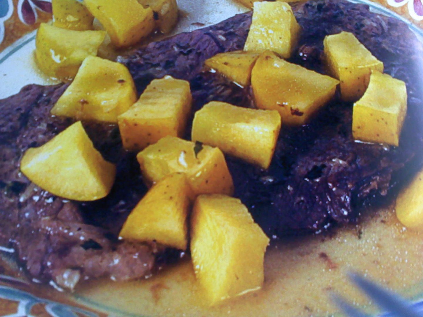 Solomillo de ternera con salsa de manzana - Receta Petitchef