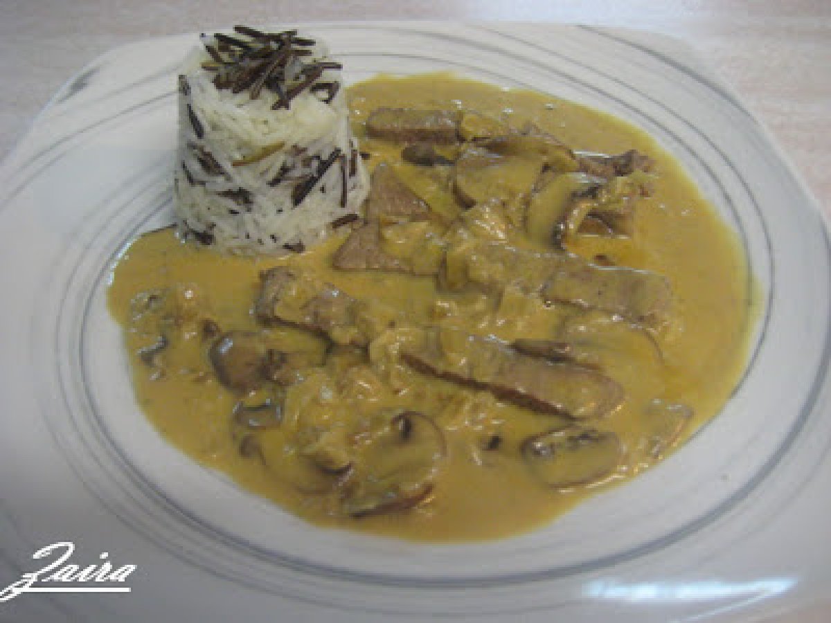 Receta de solomillo strogonoff fácil y deliciosa