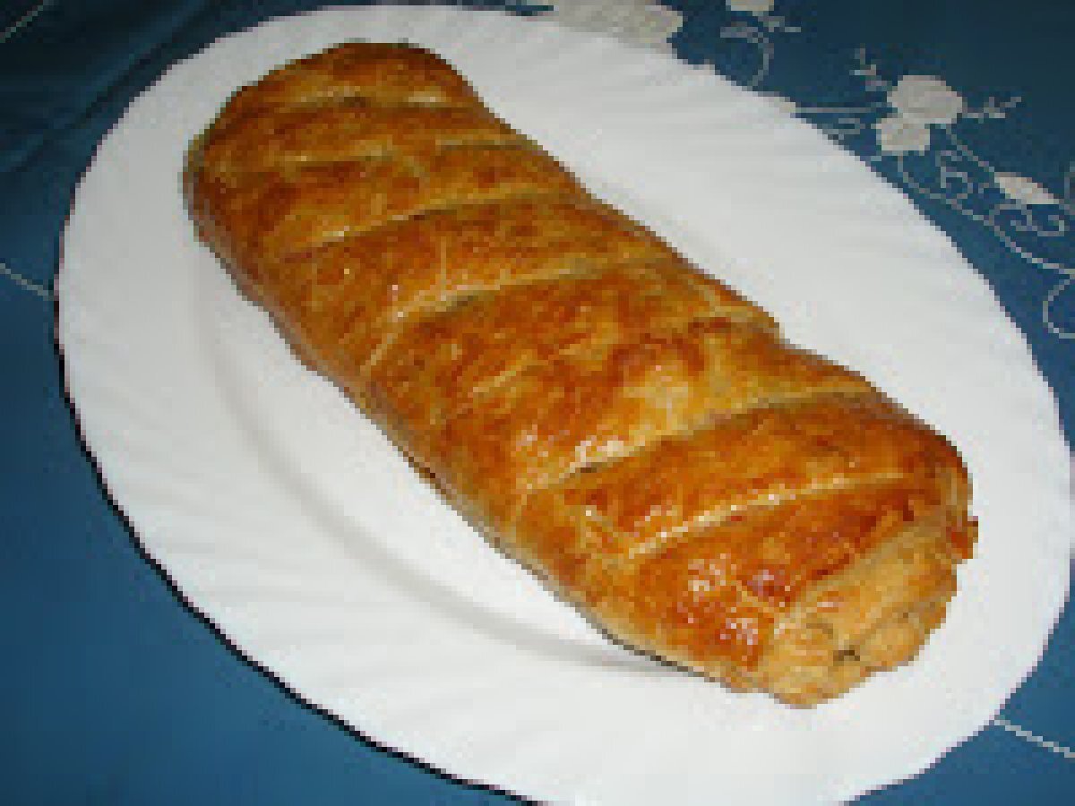 Strudel de verduras con setas y beicon - Receta Petitchef