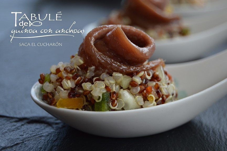 Tabulé de quinoa con anchoas - Receta Petitchef