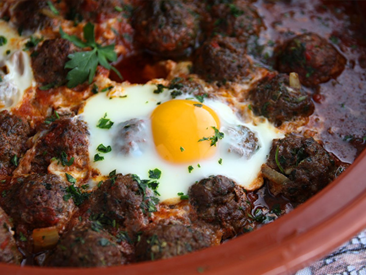 Receta de tajine de kefta (albóndigas de ternera)