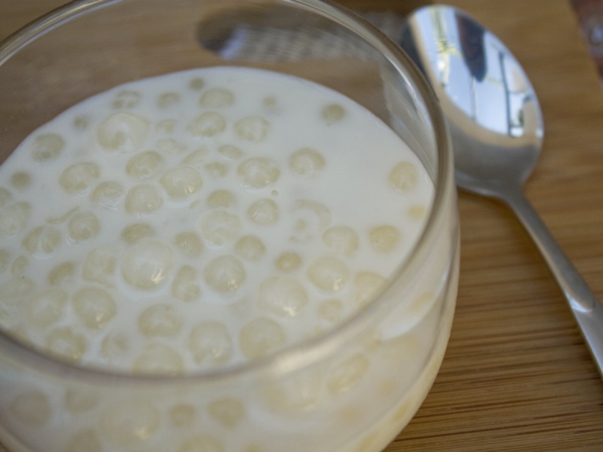 Receta de tapioca con coco fácil y deliciosa
