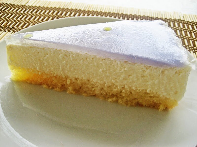 Receta de tarta de cuajada con mora fácil y deliciosa