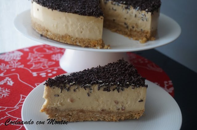 Receta de tarta de turrón de navidad