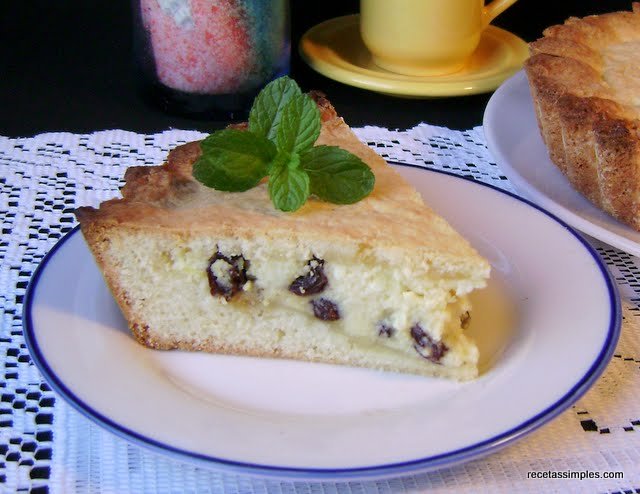 Receta de tarta dulce de ricota