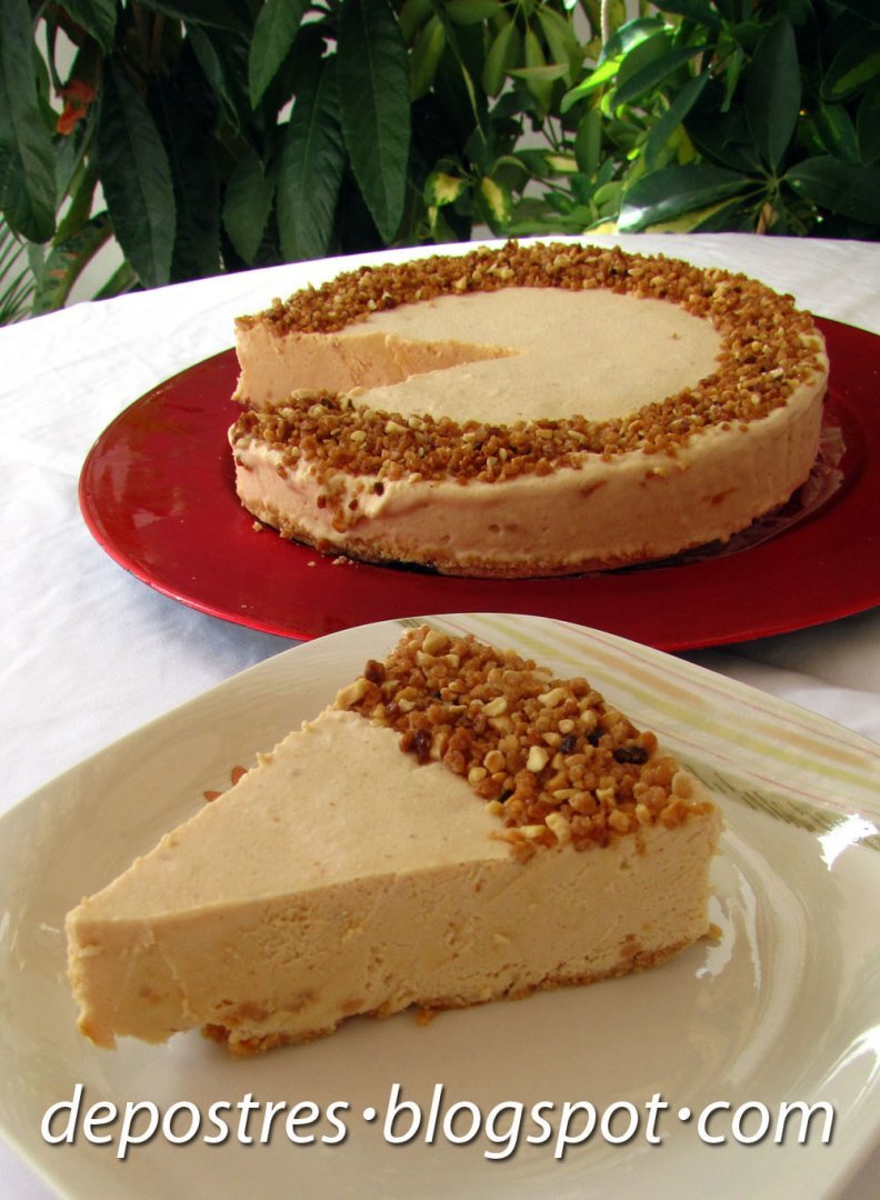 Tarta helada de turron ó helado de turrón - Receta Petitchef