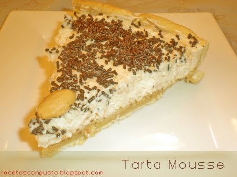 Tarta mousse de almendras y turrón - Receta Petitchef