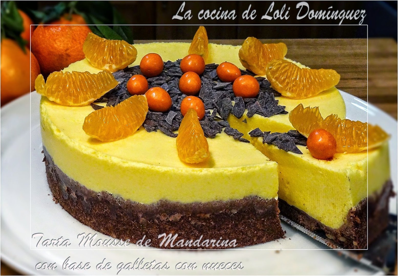 Tarta mousse de mandarina: receta fácil y deliciosa