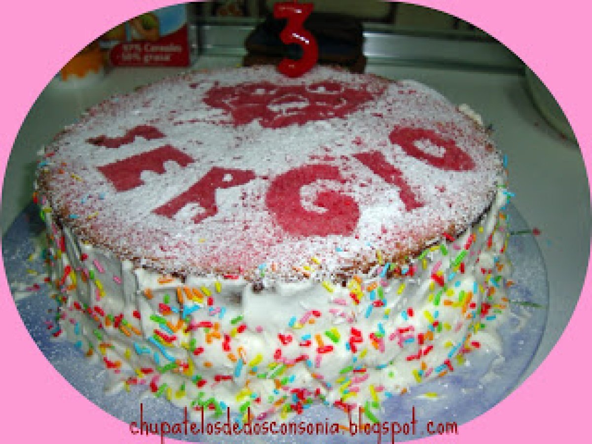 Tarta pantera rosa - Receta Petitchef