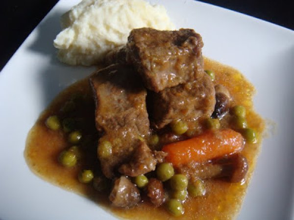 Ternera guisada con verduras