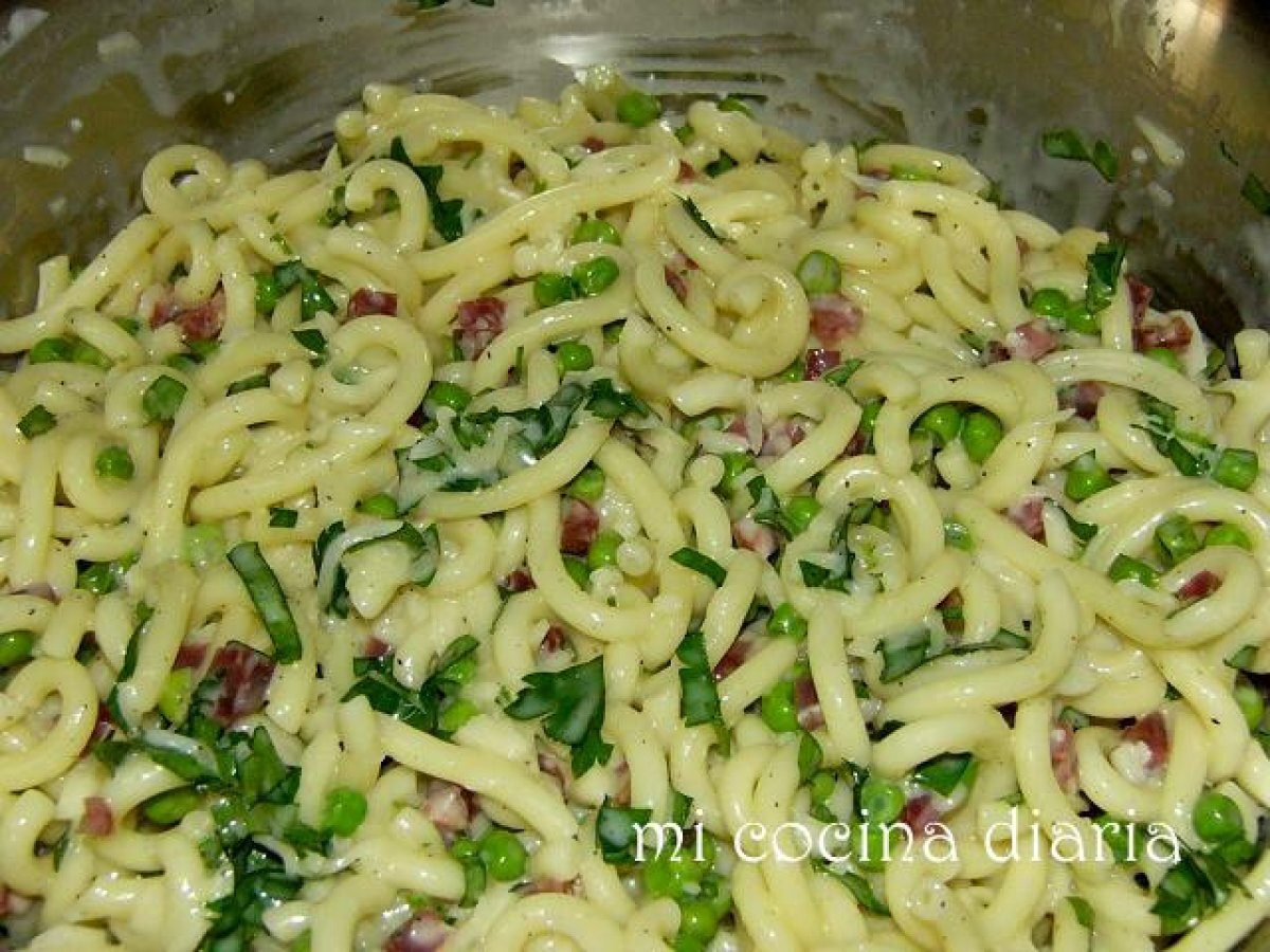 Receta de timbal de pasta