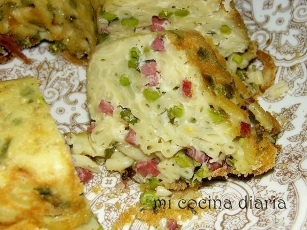 Receta de timbal de pasta