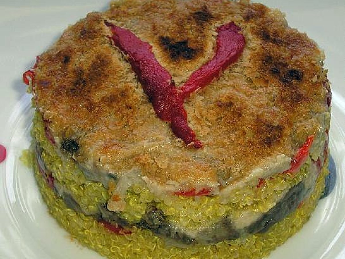 Timbal de quinoa gratinado - Receta Petitchef