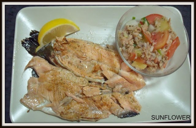 Receta de trucha a la plancha