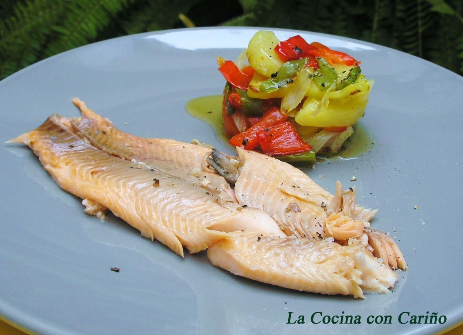 Receta de truchas en salsa de soja y jengibre