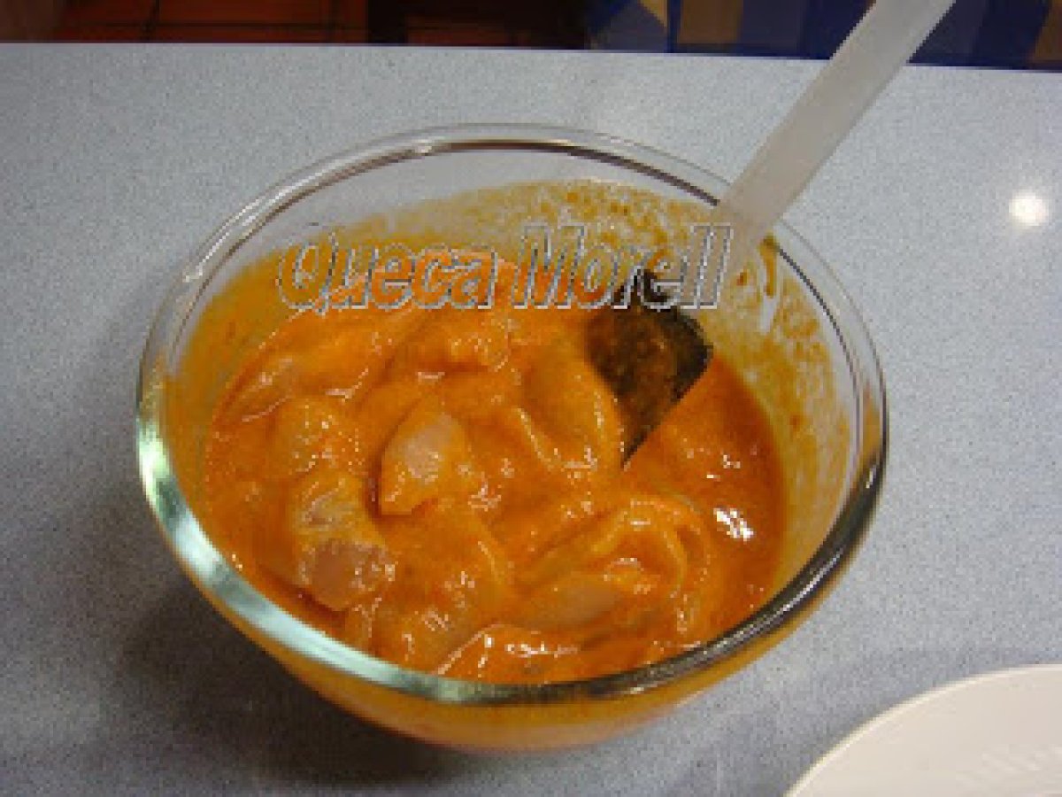 Receta de virutas de pollo adobadas a lo canario