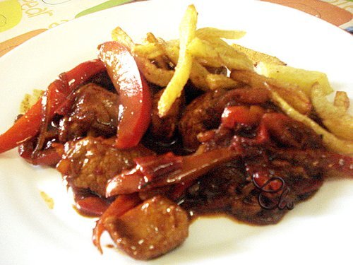 Receta de wok de lomo salteado y verduras saludables