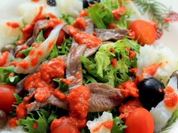 Receta de xatonada con atún claro y anchoas del cantábrico